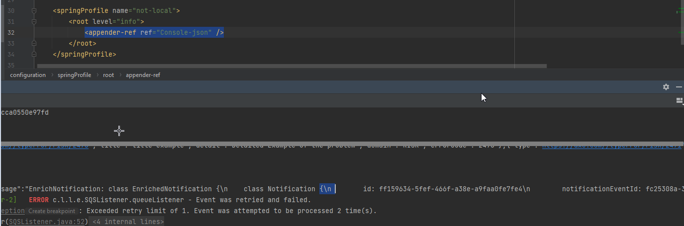 Java Resolve Issue On Escape Character Show When Using Logstashencoder Lings Note